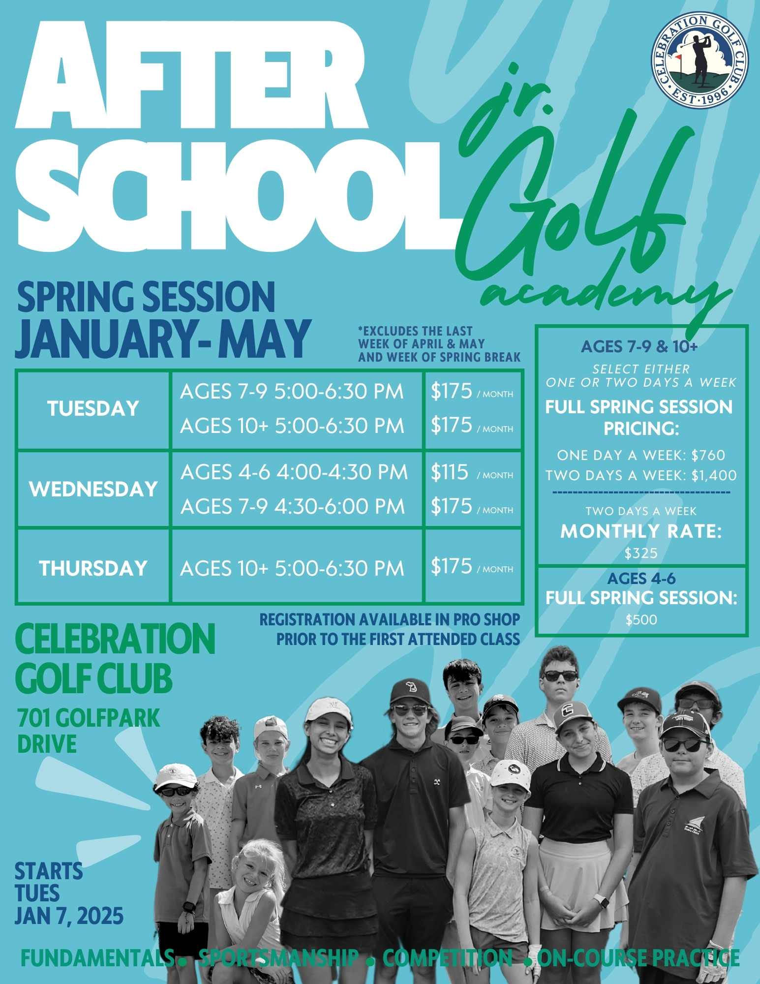 After School Camp - Celebration Golf Club